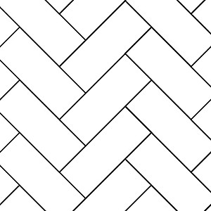 CHICHOME Peel and Stick Wallpaper Self Adhesive Removable Geometric Wallpaper 17.7''x100'' Black and White Modern Vinyl Stripe Brick Wallpaper Decorative Wall Covering for Bedroom Backsplash