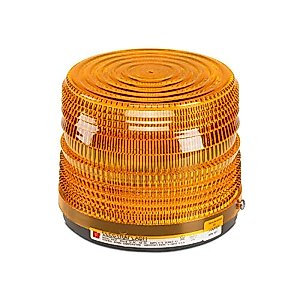 Federal Signal Warning Light, Strobe Tube, Amber, 120VAC
