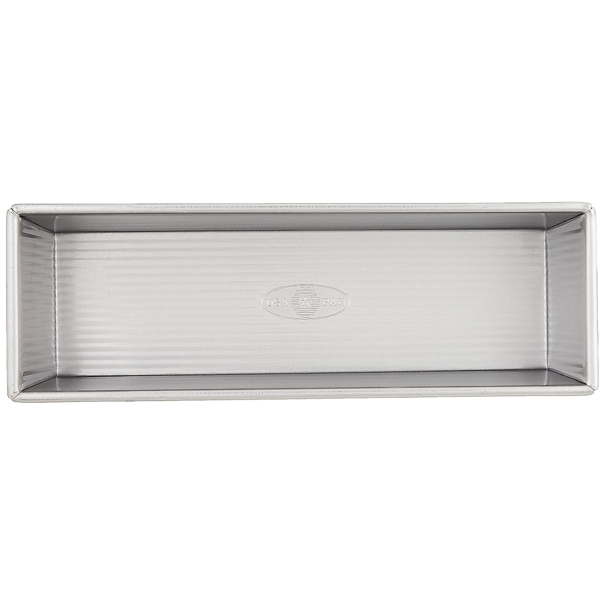 USA Pan Bakeware Pullman Loaf Pan with Cover, 13 x 4 inch, Nonstick & Quick Release Coating, Made in the USA from Aluminized Steel