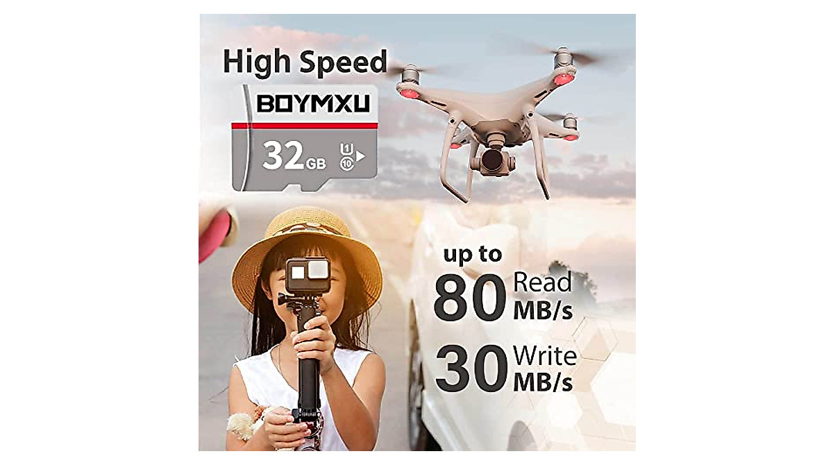 High-Speed TF Memory Card 32GB - BOYMXU