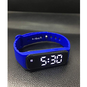 Potty Training Watch - Silent Vibrating Alarm Medical Reminder Watch - with Timer and 12 Daily Alarms (Royal Blue - Large)