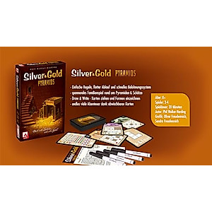 Nürnberger Spielkarten Verlag 10041765-0001 Silver & Gold Pyramids, Yellow