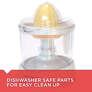 BLACK+DECKER 32oz Citrus Juicer, White, CJ625