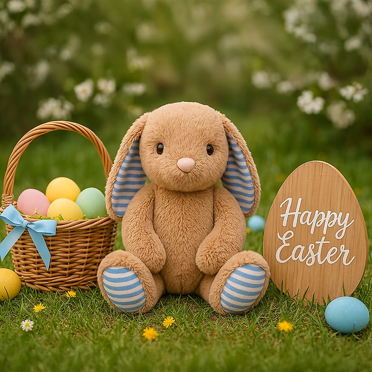 WEIGEDU Rabbit Bunny Stuffed Animals Plush Toys for Kids Boys Girls Birthday Bedtime Christmas Easter Gifts