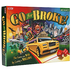 IDEAL | Go for Broke: The Game You Win by Losing a Million!| Classic Games | for 2-4 Players | Ages 8+