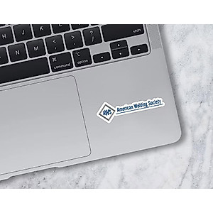 American Welding Society Stickers, Construction Stickers, Hard Hat Stickers, Metal Stickers, Water Assistant Die-Cut Vinyl Decals for Laptop, Phone, Guitar, Water Bottles, Kindle Stickers