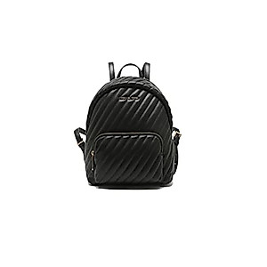 Michael Kors Erin Medium Quilted Women's Backpack (Black / Gold)