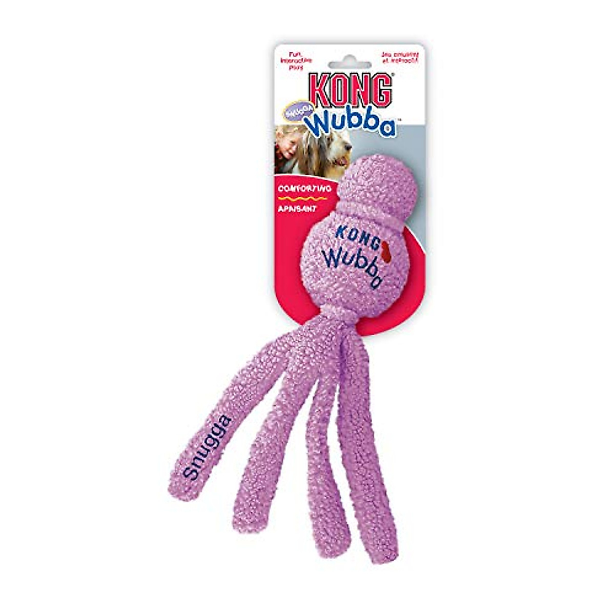 KONG Snugga Wubba Dog Toy, Large, Colors Vary