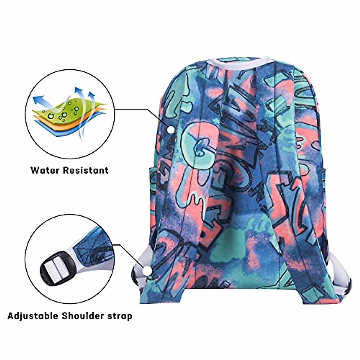 Mini Backpack for Women Girls, Basic Travel Daypack Water Resistant Casual Backpack (Purple 2)