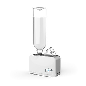 Pure Enrichment MistAire Travel - Ultrasonic Cool Mist Water Bottle Humidifier with Auto Shut-Off, Mood Light, Fold-Out Leg, and Storage Bag for Portable Use at Home, Office, Hotel, and More