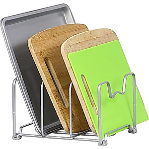 SimpleHouseware Kitchen Houseware Organizer Pantry Rack, Silver