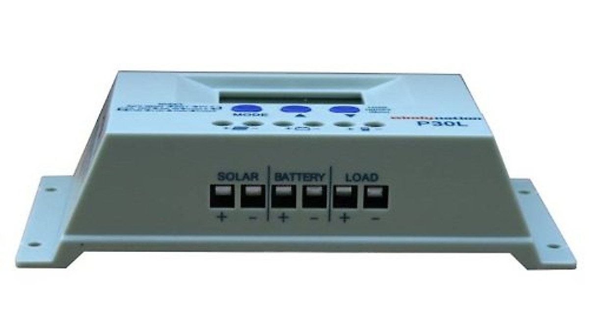 WindyNation P30L 30A PWM Solar Charge Controller with Digital Display