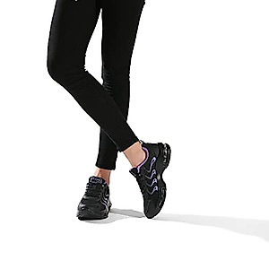 B BEASUR Air Shoes for Women Athletic Sports Workout Gym Tennis Running Sneakers Size 9 - Black/Purple