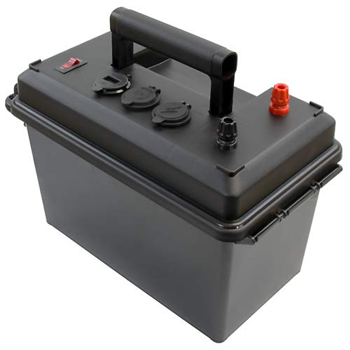 Powerwerx PWRbox Portable Power Box for User Supplied Battery or 12-40Ah Bioenno (LifePO4) Batteries