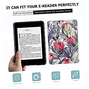 Milisten Ereaders Pu Electronic Ebook Readers E- Case Stand Ultra- Thin E-Reader Protective E- Protective E-Reader Protective Case Lid Case Case E-Reader Case