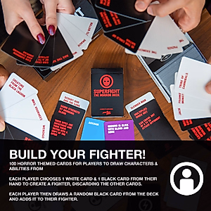 Skybound Superfight Horror Deck: 100 Themed Cards for The Game of Absurd Arguments | for Teens and Adults, 3 or More Players Ages 13+