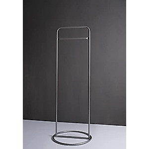 VEGAINDOOR Oba 45 Model Garment Rack,Clothing Racks For Hanging Clothes,Metal Strong Heavy Duty Hanging Clothes Rack for Small Spaces and Rooms,Metal Garment Rack With Shelves,Portable Clothes Rack,Gold,Grey,White (47.2" x 17.7", METALLIC GRAY)