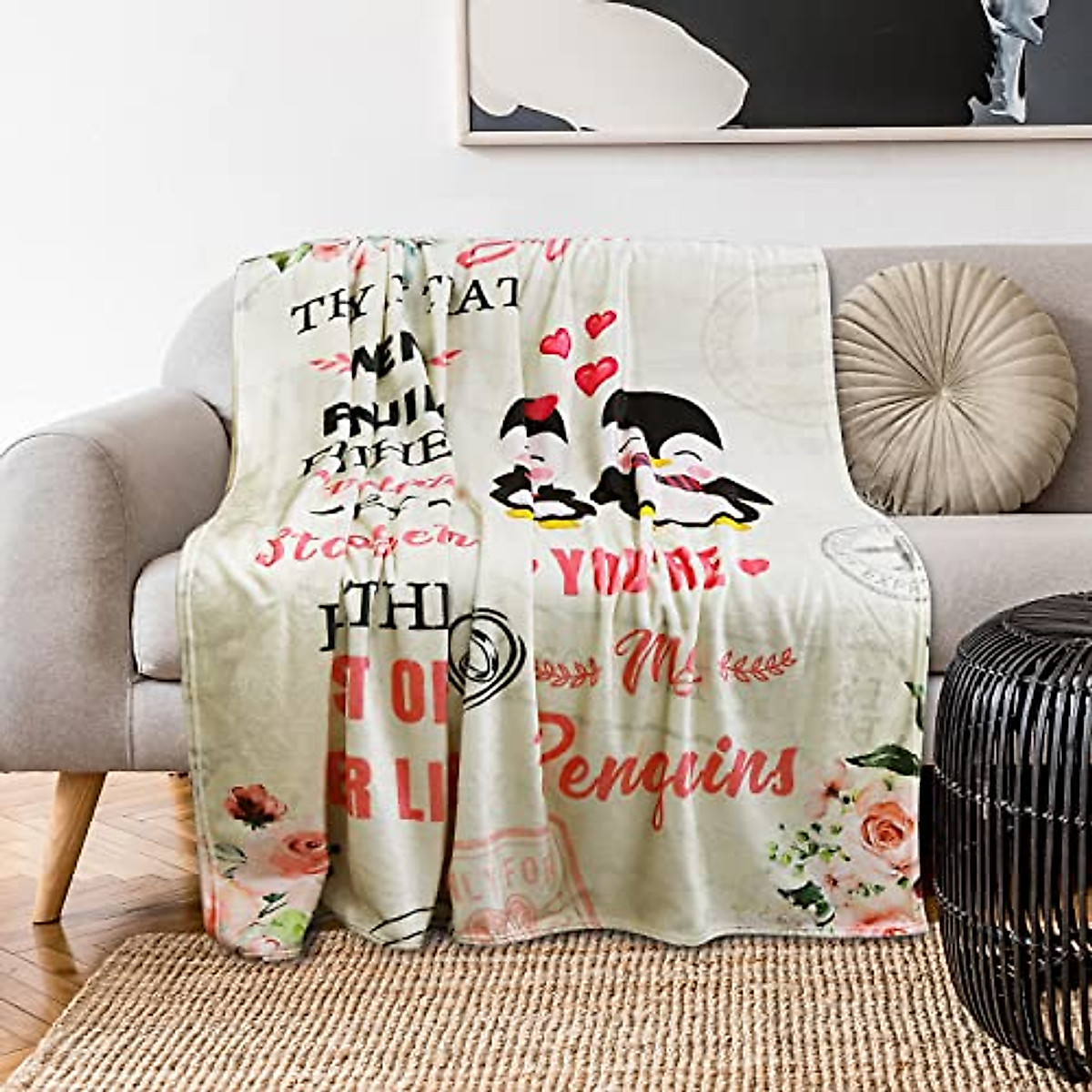 Eslygoily to My Girlfriend Gifts for Girlfriend Best Gift Ideas for Girlfriend Birthday Gifts for Girlfriend for Girlfriend Romantic Decoration Gift for Girlfriend Throw Blankets 50x60 inch