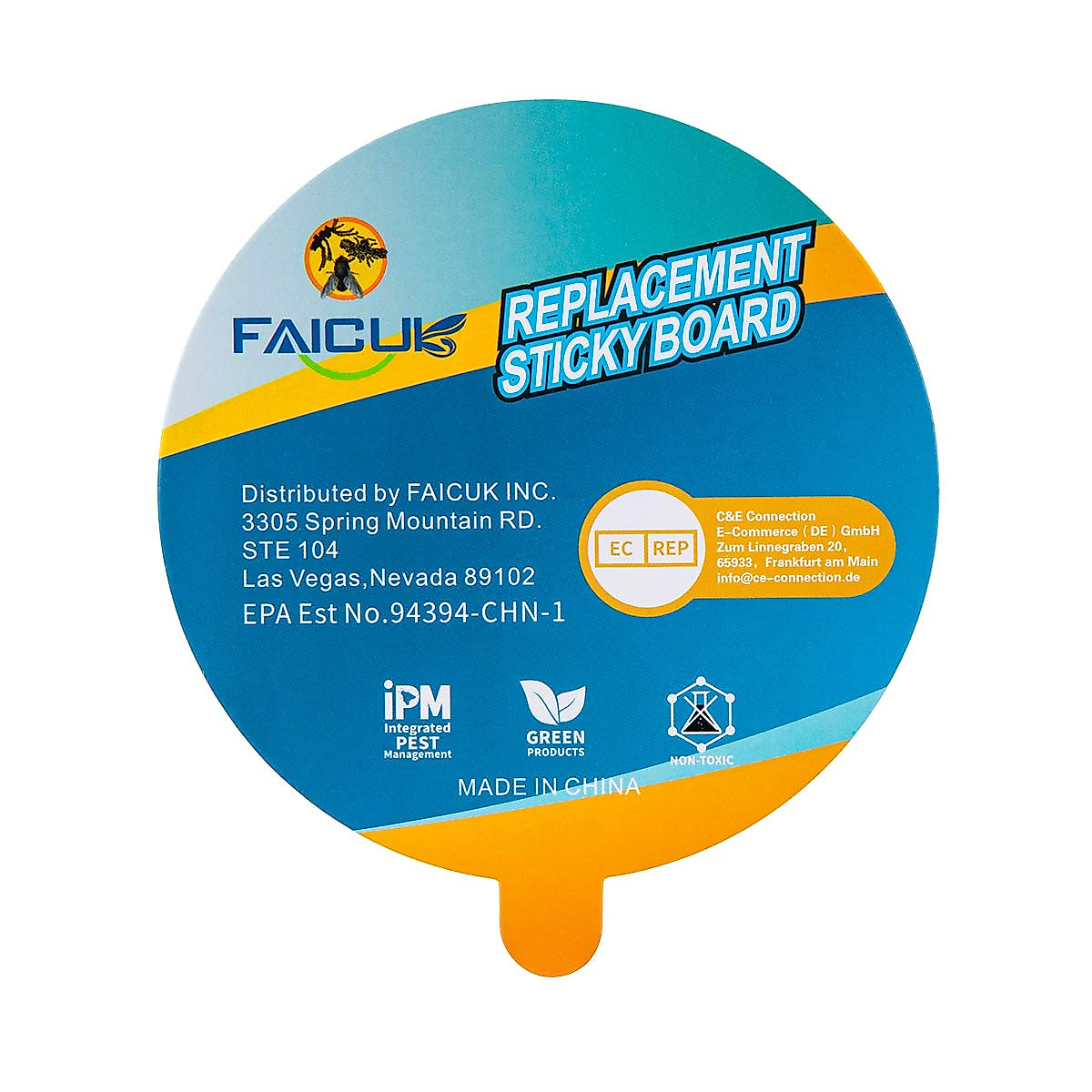 Faicuk Replacement Glue Board for FA-FLT06 Wall Sconce Fly Light - Pack of 10