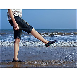 Unisex Soft Beach Shoes Anti Cushion Diving Barefoot Outdoor Aqua ShoesPopular (Black, us_Footwear_Size_System, Adult, Men, Numeric, Medium, Numeric_11)