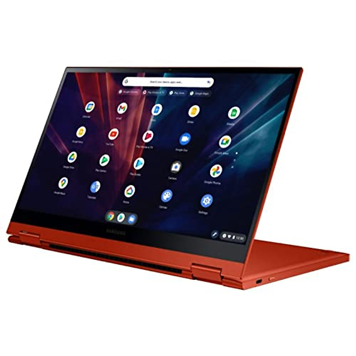 SAMSUNG Galaxy Chromebook 2, Intel® Celeron® Processor, 64GB, 4GB RAM, Fiesta Red (2021 Model) - XE530QDA-KA2US