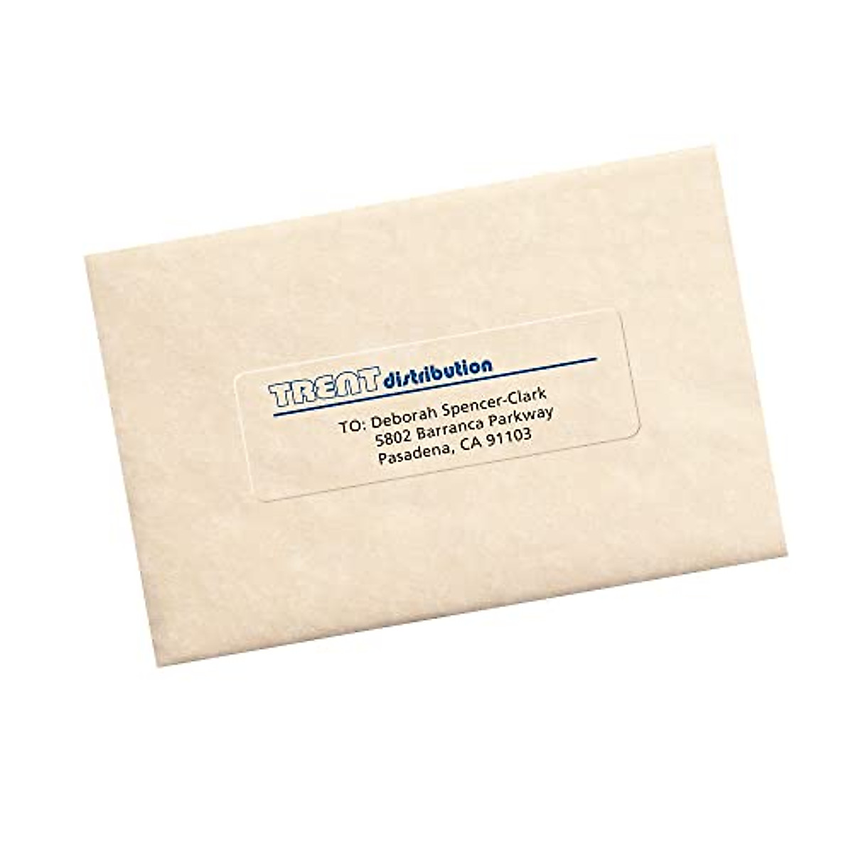 Avery Printable Address Labels with Sure Feed, Matte Clear, 1-1/3" x 4", 350 Mailing Labels (08662)