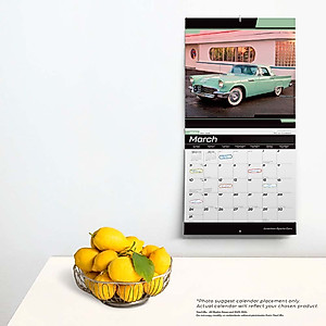 American Sports Cars OFFICIAL | 2024 12 x 24 Inch Monthly Square Wall Calendar | Sticker Sheet | StarGifts | Racing Automotive