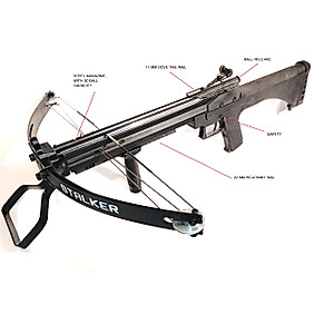 WT-Stalker Repeating Compound Crossbow Shoots Steel Balls and Bolts