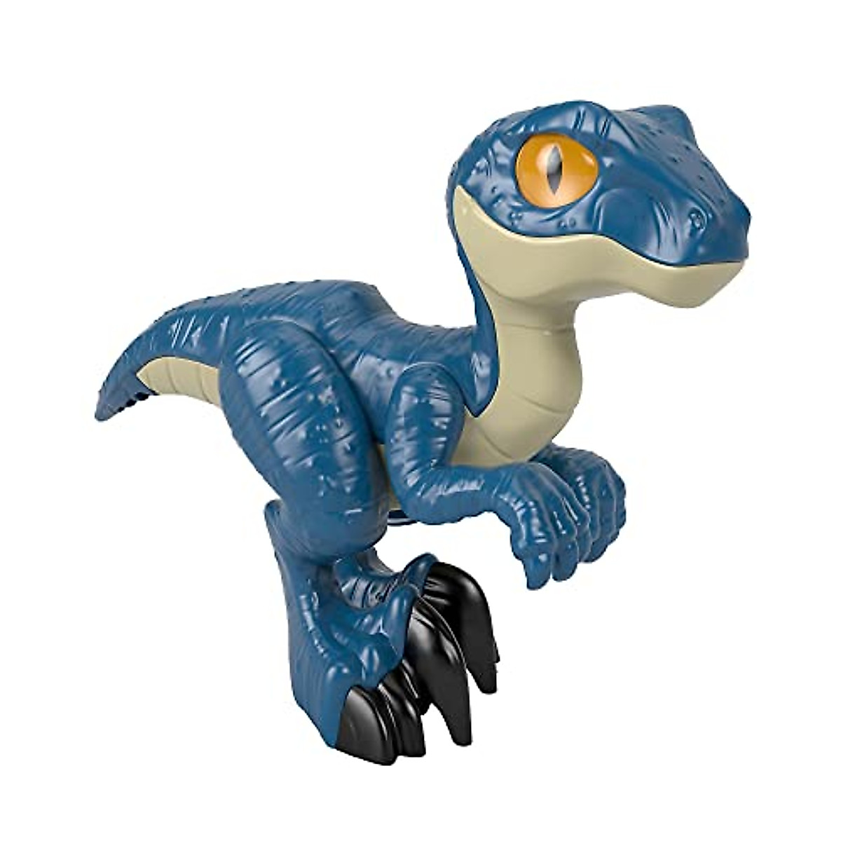 Imaginext Jurassic World Dinosaur Toy Raptor Xl Poseable Figure for Preschool Pretend Play Ages 3+ Years