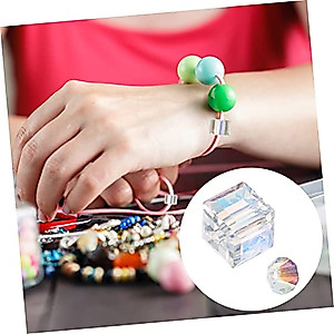 360 Pcs Jewelry Beads Bracelet Beads Glass Earring Kit Beads Glass Beads for Bracelets Making Beads in Bulk Bracelet Making Beads Assorted Beads Bracelets Kit Beads Gemstone Beads