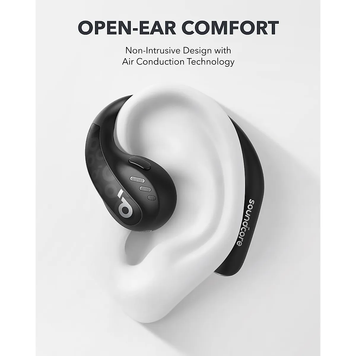 Soundcore by Anker AeroFit Pro Open-Ear Headphones with Life Q30 Noise Cancelling Headphones, Ultra-Comfort, Secure Fit, Ergonomic Design, Rich Sound with LDAC, IPX5 Water-Resistant, 46H Playtime