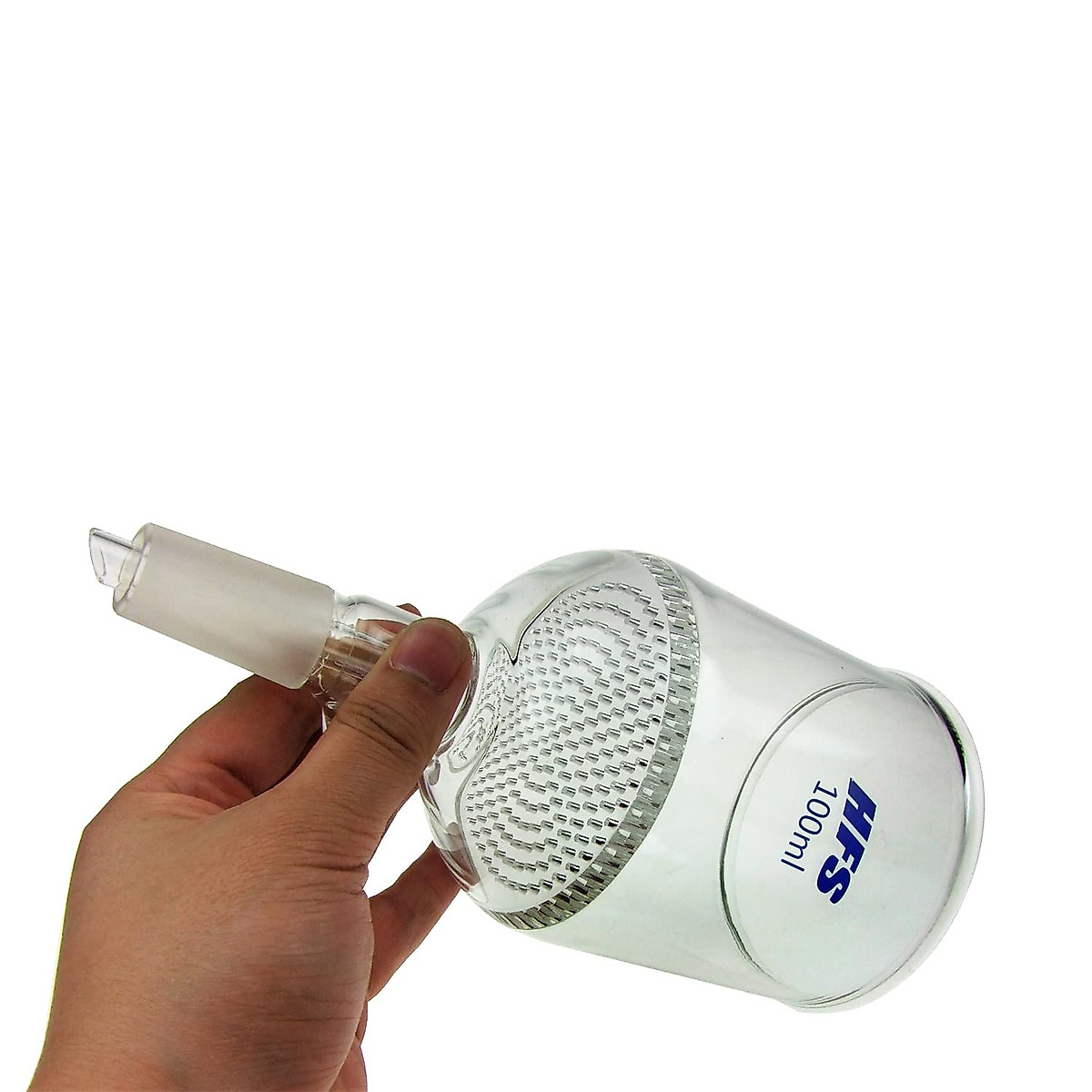 HFS(R) Buchner Filter Funnel, 24/40 Joint, Fine Frit - High Borosilicate Glass, 600ml, Precision Filtration for Laboratory Use