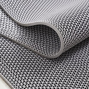 jxgzyy 3ft x16.4ft Drainage Non Slip Mat Commercial Floor Mat PVC Drainage Mat Bathroom Pool Floor Mat Mesh Big Hollow Door Mat Roll for Swimming Pool Shower Room Bathroom Indoor Outdoor Wet Area