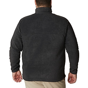 Columbia Men's Big and Tall Steens Mountain 2.0 Full Zip Fleece Jacket, Charcoal Heather, 4X