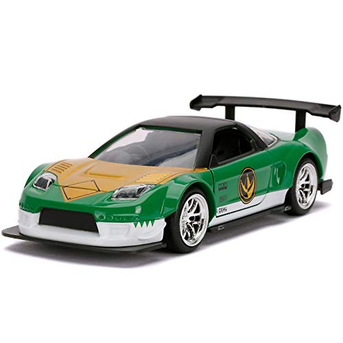 Jada Toys Power Rangers 1:32 Green Ranger 2002 Honda NSX Type-R Die-cast Cars, Toys for Kids and Adults