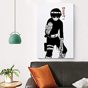 JINGHANG Minimalist Anime Rock Lee Poster Decorative Painting Canvas Wall Art Living Room Posters Bedroom Painting 12x18inch(30x45cm)