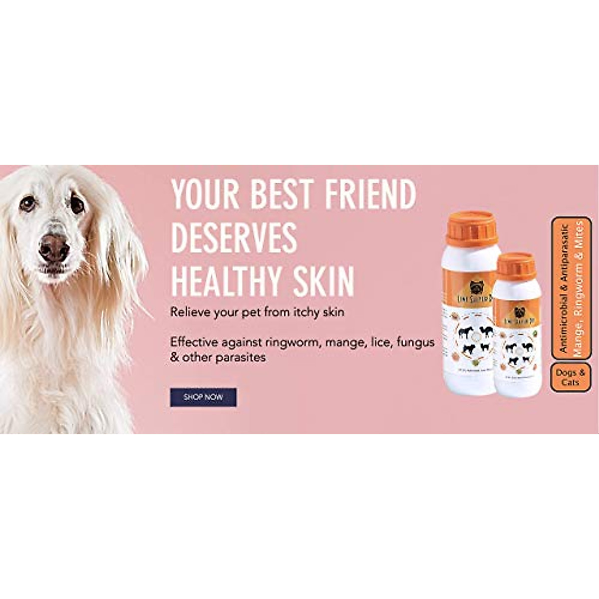 Classic's Lime Sulfur Dip - Pet Care for Itchy and Dry Skin - Xtra Strength Formula - Safe Solution for Dog, Cat, Puppy, Kitten, Horse (16 fl oz)