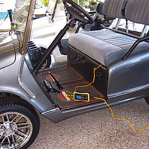 Battery Saver Premium 48 Volt 50W Pulse Charger, Maintainer & Tester (Gen. 3), Yellow, Black (2365L-48-G3)