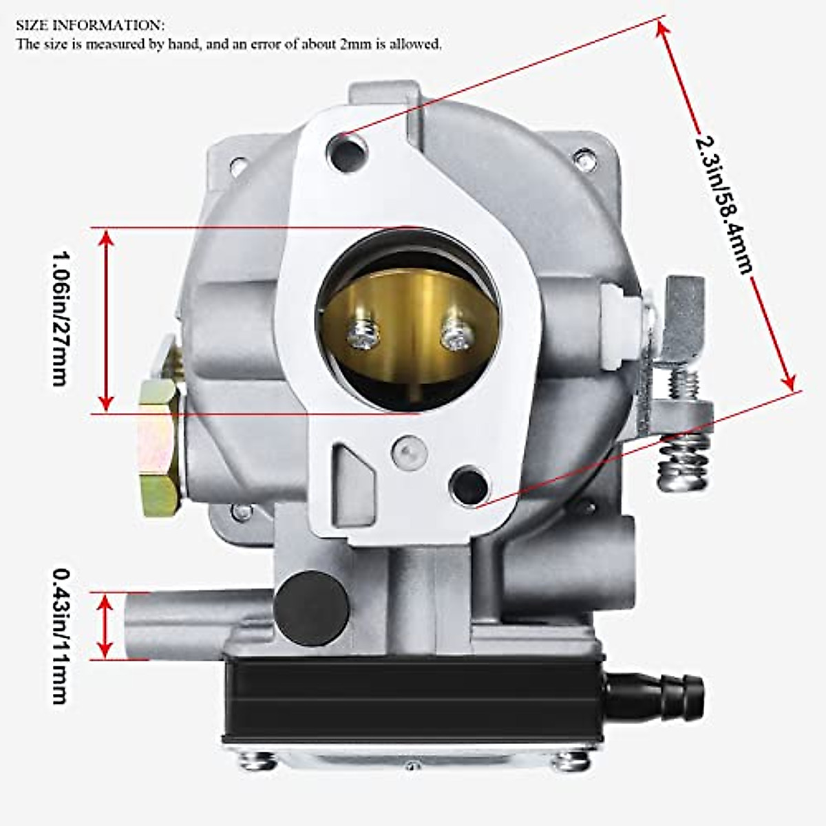 Motofoal 693480 Carburetor for Briggs & Stratton 693480 carb 42a707 for Old Briggs 694056 499306 499307 495181 495026 491429 499305 for Craftsman 19.5 hp LT1000 917270821 V-Twin