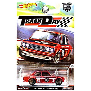 Hot Wheels 2016 Car Culture Track Day 5/5 - Datsun Bluebird 510 [Maroon]