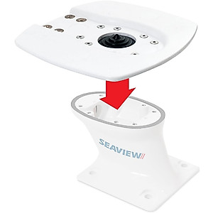 SEAVIEW Modular Top Plate | Custom bolt patterns for all marine radars, satdomes, and antennas | Find a compatible Top Plate for your Seaview Mount | Please contact us if you need help | ADAR1