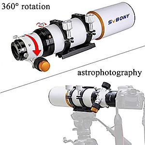 SVBONY SV503 Telescope, 102ED F7 Extra Low Dispersion Achromatic Refractor OTA, Micro-Reduction Rap Focuser, for Astrophotography