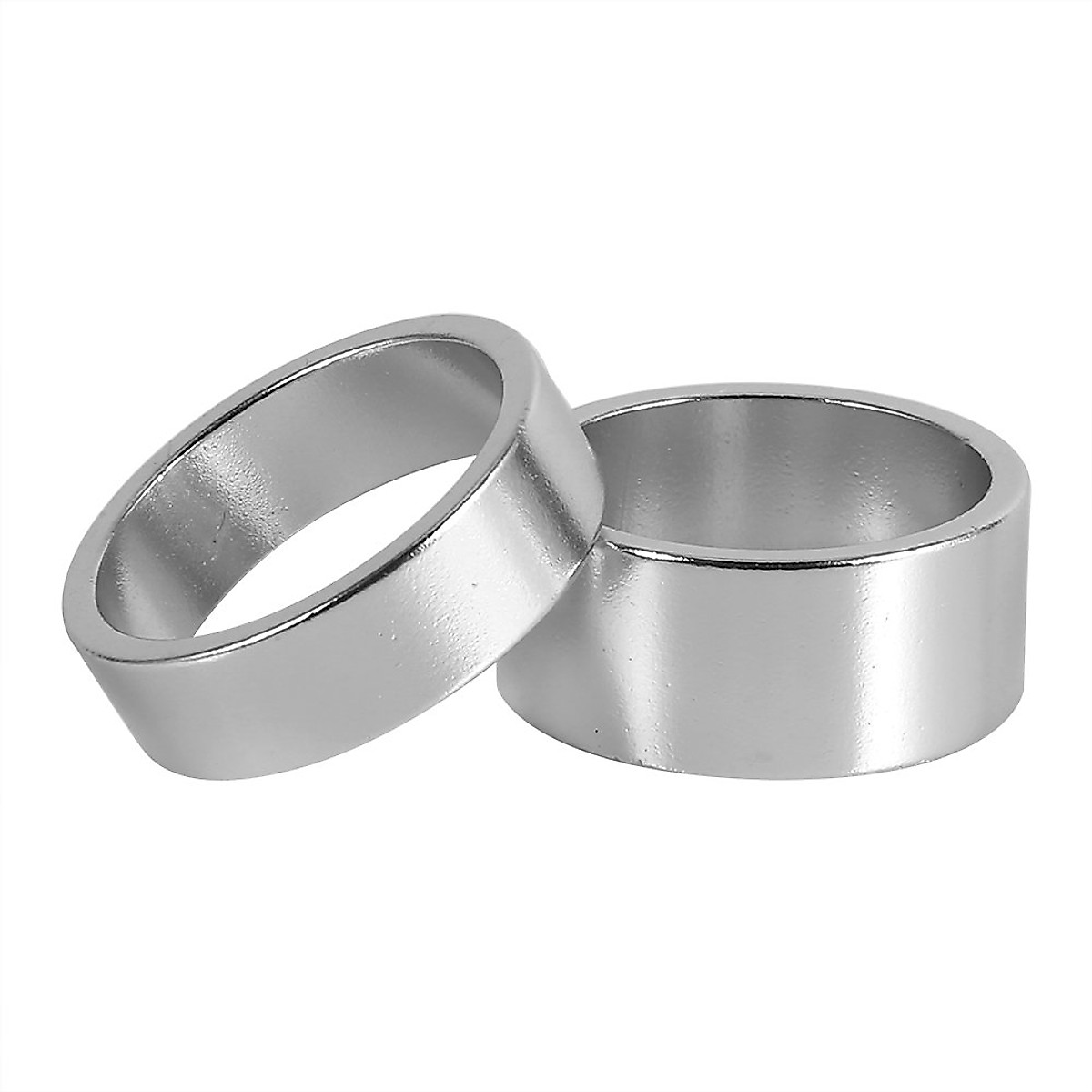 DEWIN 4 PCS Bicycle Headset Spacer Bike Handlebar Stem Spacers Aluminum Alloy Headset Stem Spacer Set Fit 28.6mm Bicycle Front Stem 5MM 10MM 15MM 20MM