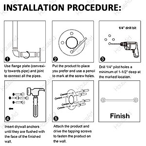 HouseAid 24 Inch Industrial Steel Pipe Towel Rack Holder, Heavy Duty Rustic Hand Towel Bar, Vintage Style Towel Rod for Bathroom, Matte Black