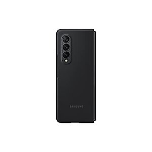 Samsung Electronics Galaxy Z Fold 3 Phone Case, Silicone Protective Cover, Heavy Duty, Shockproof Smartphone Protector, US Version, Black,EF-PF926TBEGUS