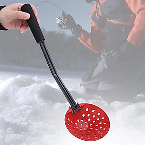 OUKENS Other Fishing Tools and Accessories Fishing Scoop, 2pcs Fishing Tackles & Equipment Foldable Plastic Non-Slip Winter Ice