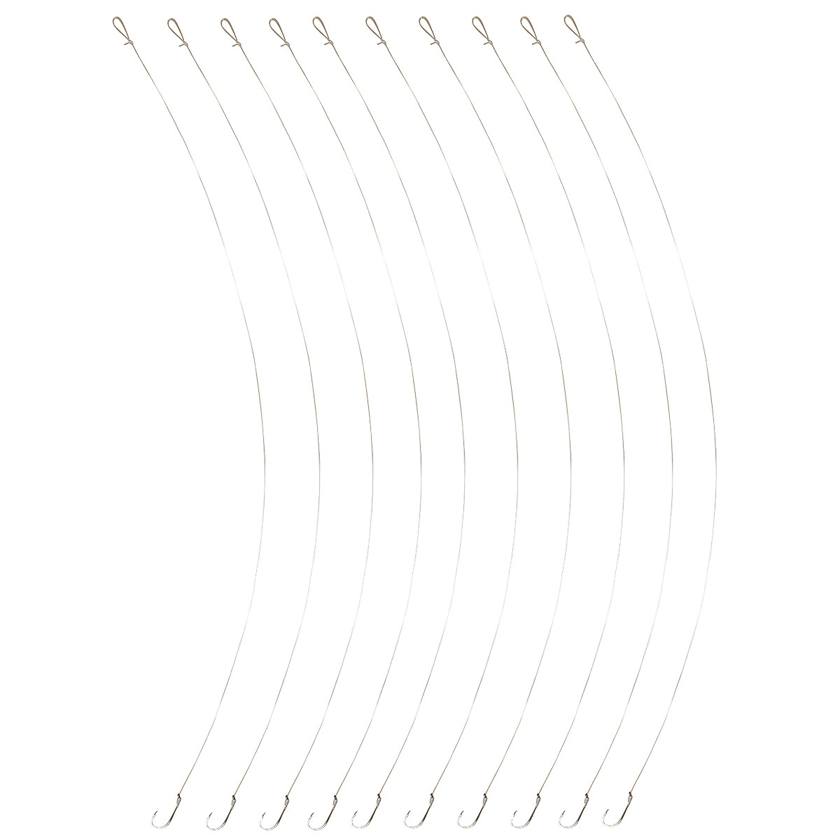 LAST CAST TACKLE 3/0 Baitholder Fishing Hook with 30" Leader - 10pcs