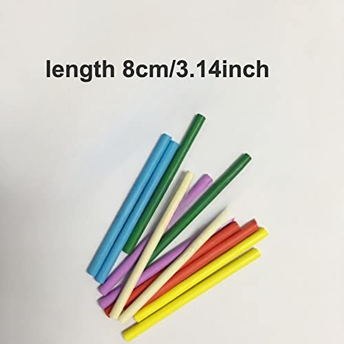 YANQIN 50 pcs Bird Chewing Toys-Colorful Natural Wood Bird Toy Set-Small Pet Foot Talon Toy for Parrots, Parakeets, Cockatiels, Lovebird, Budgie, Conures Random Color