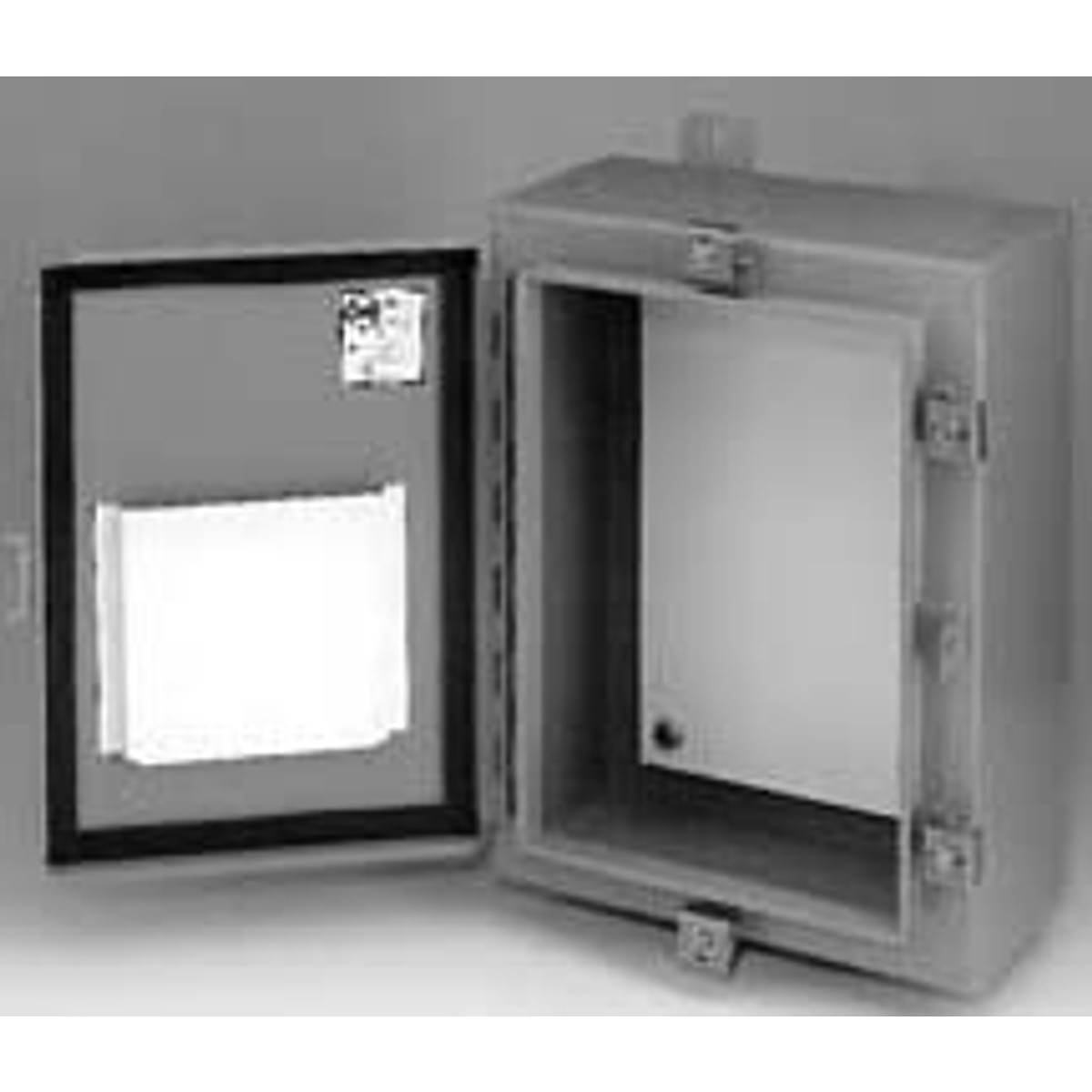 Eaton Electrical - 201610-4 - Eaton B-line Series Wall Mounted Panel Enclosure, 20in Height, 6in Length, 16in Width, Nema 4, Hinged Cover, 4 Enclosure, Medium Single Door, External Mounting Feet,