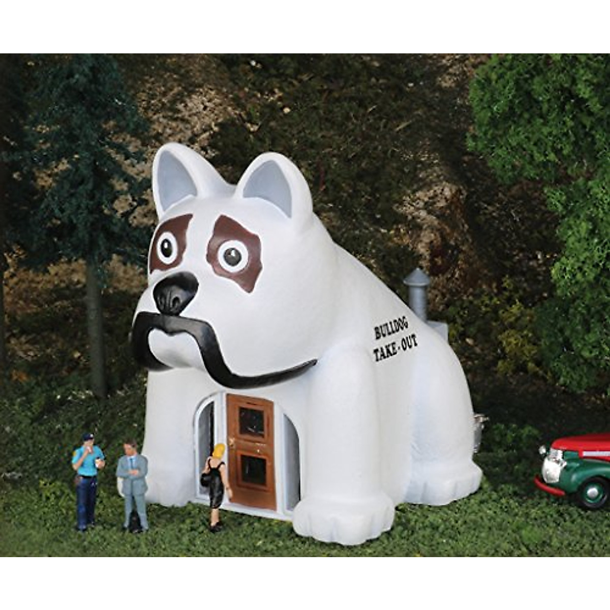 Bachmann Roadside U.S.A. Resin Building - Bulldog Take-Out Ho Scale Resin Building, Multicolor